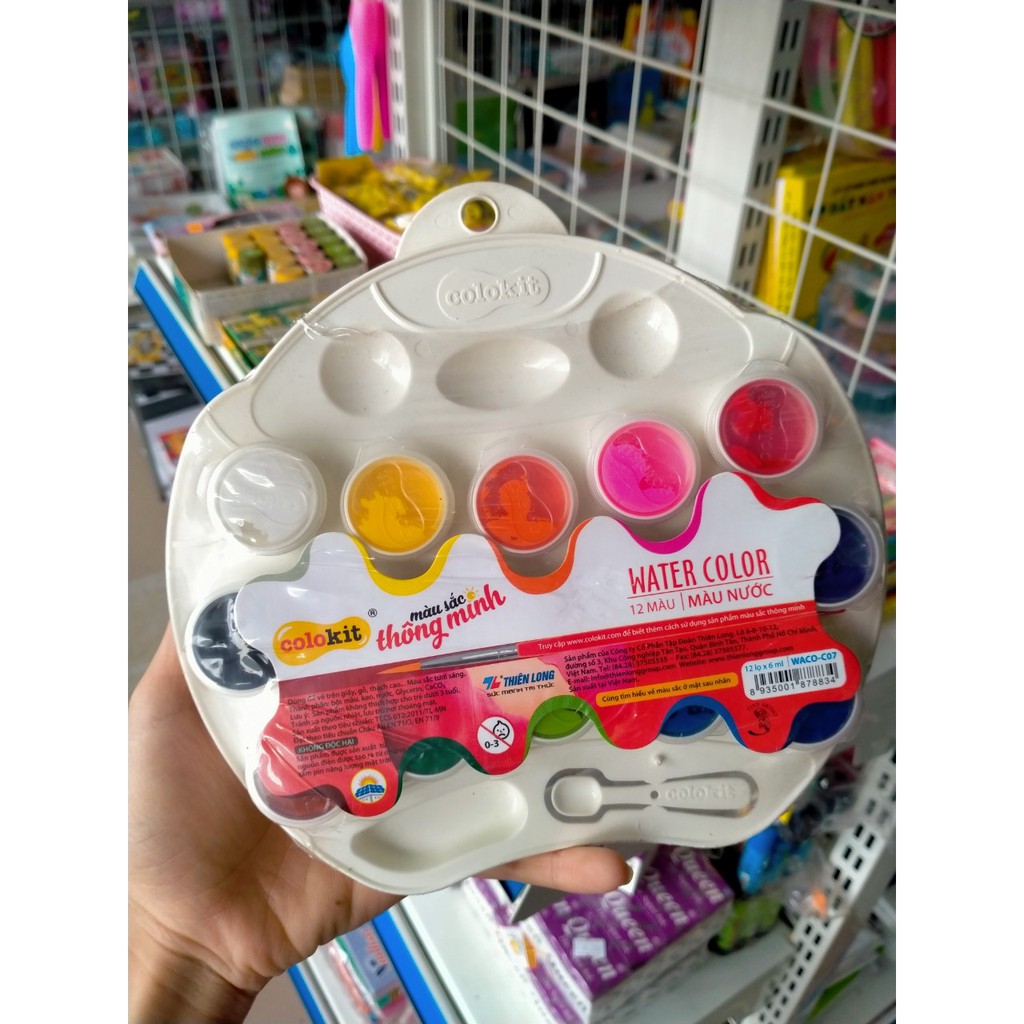 Mua Màu Nước ColoKit Thiên Long Có Sẵn Bảng Pha An Toàn Cho Bé giá rẻ ...