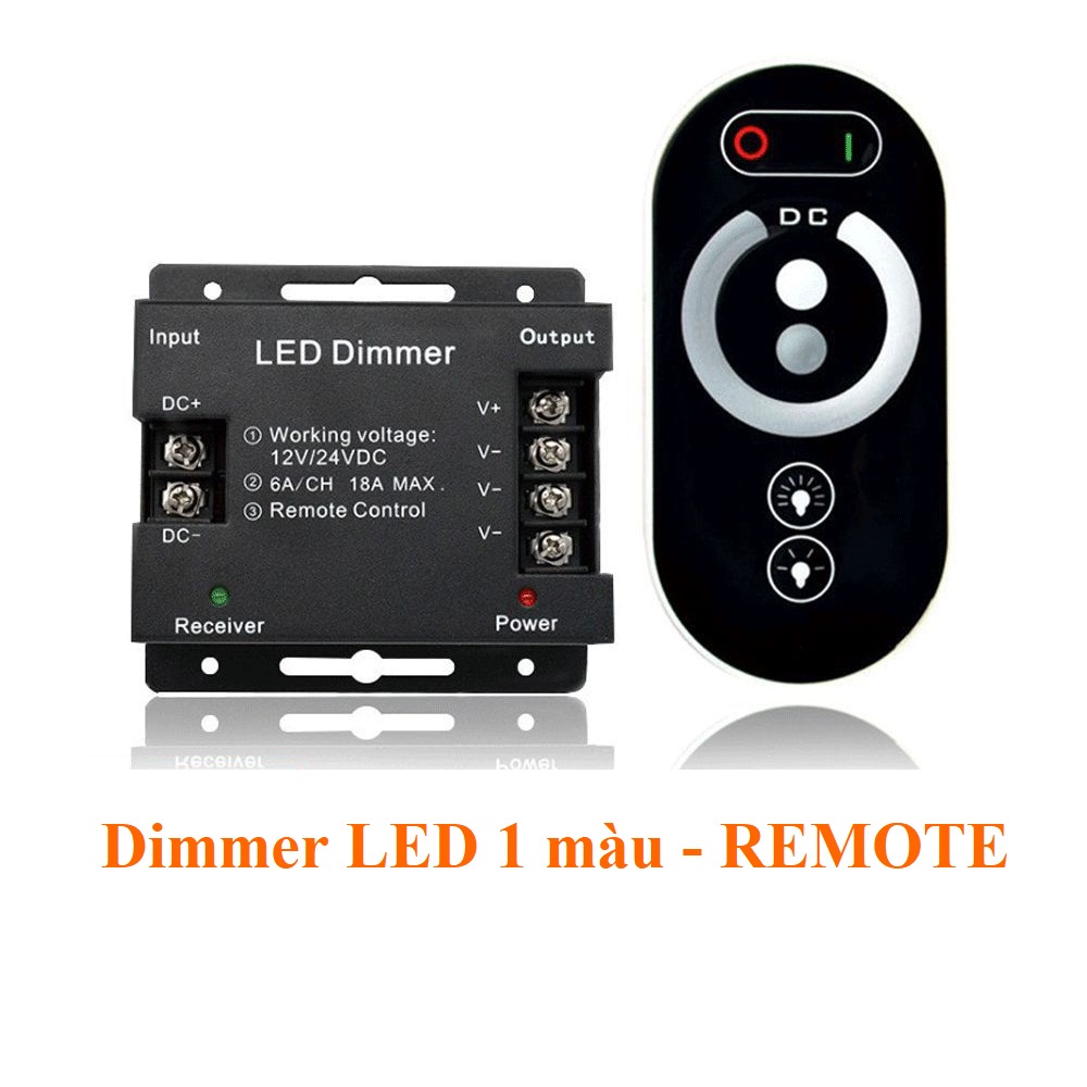 Dimmer, dimmer 12V, dimmer 24V, chiết áp điều chỉnh điện áp bằng Remote ...