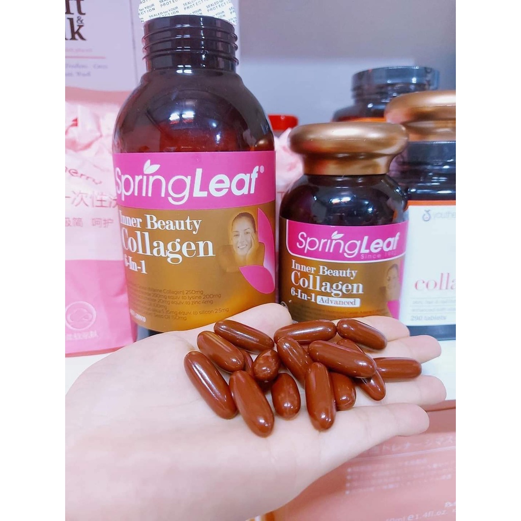 Viên Uống Collagen SpringLeaf 6 in 1 Inner Beauty CHÍNH HÃNG của Úc hộp ...