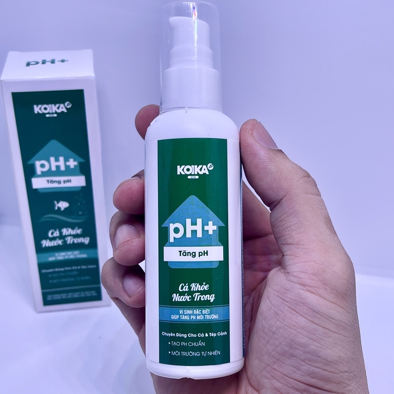 Mua Koika pH+ , pH- Vi sinh điều chỉnh tăng giảm pH trong hồ cá, tép, hồ thuỷ sinh ( Chai 105ml ...