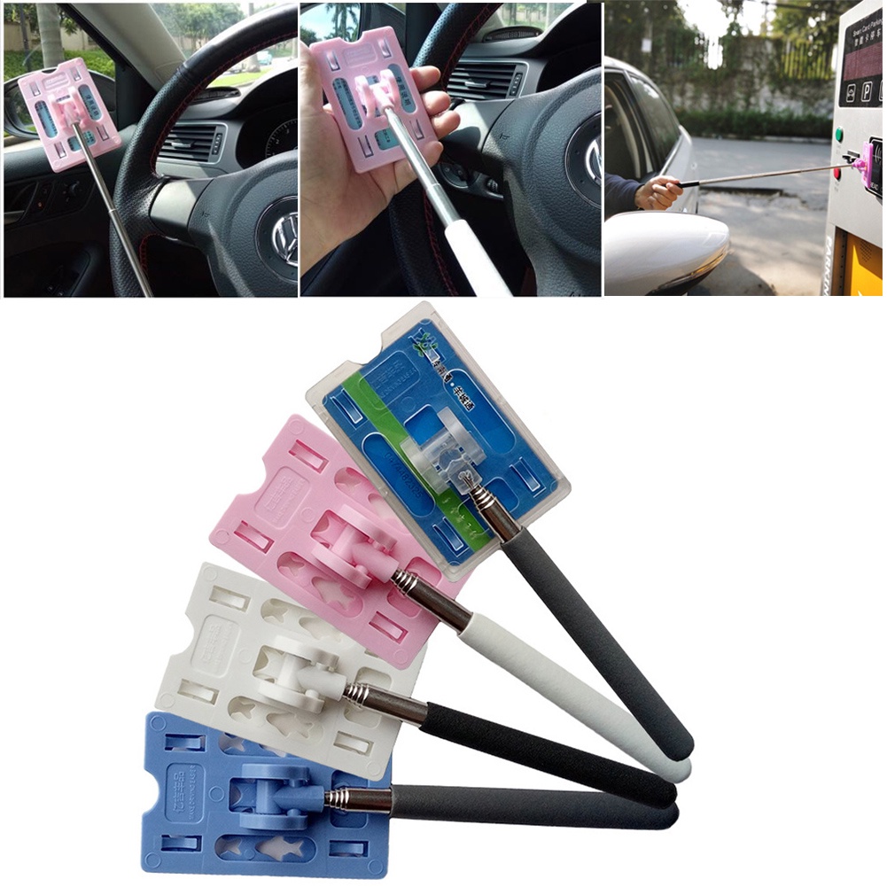 Parking card lever Parking card lever Car driving artifact Telescopic ...