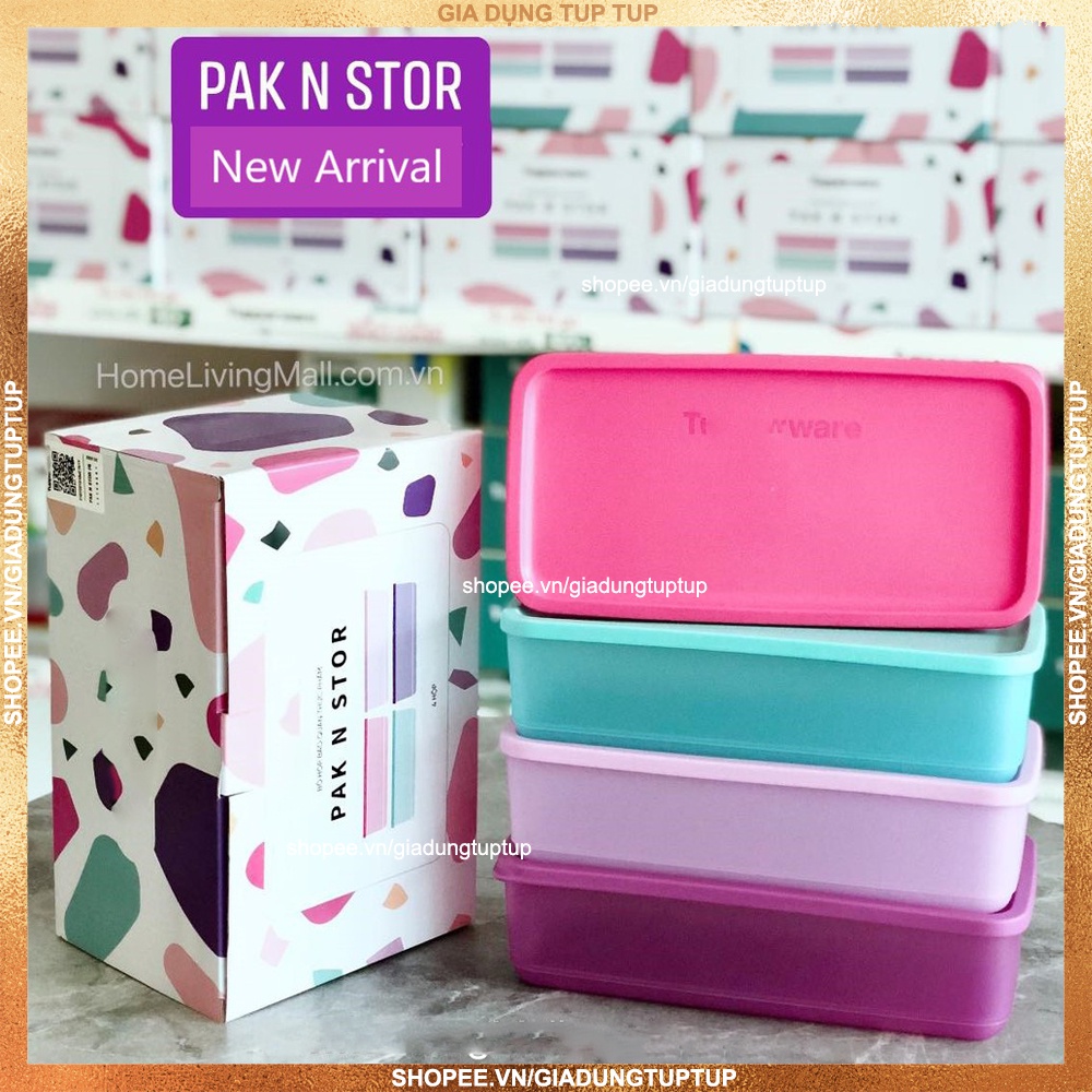 Bộ hộp trữ mát Pak n Stor 1.4L Tupperware | Shopee Việt Nam