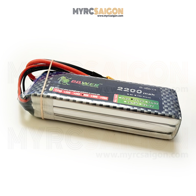 Pin LIPO Lion-Power 3s 4s 2200mAh 35C – Đồ chơi trẻ em