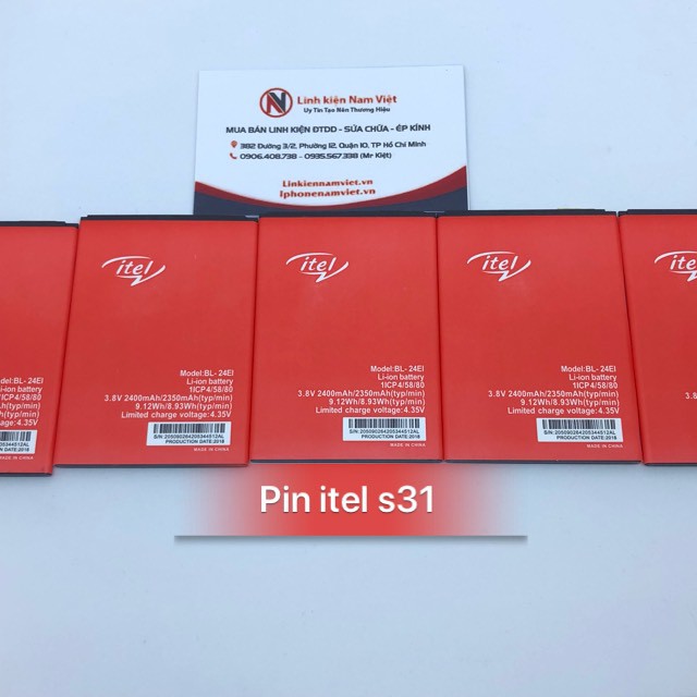 Pin Itel A31 - S31 zin chinh hang - Nam Việt Mobile - Bảo hành 3 tháng ...