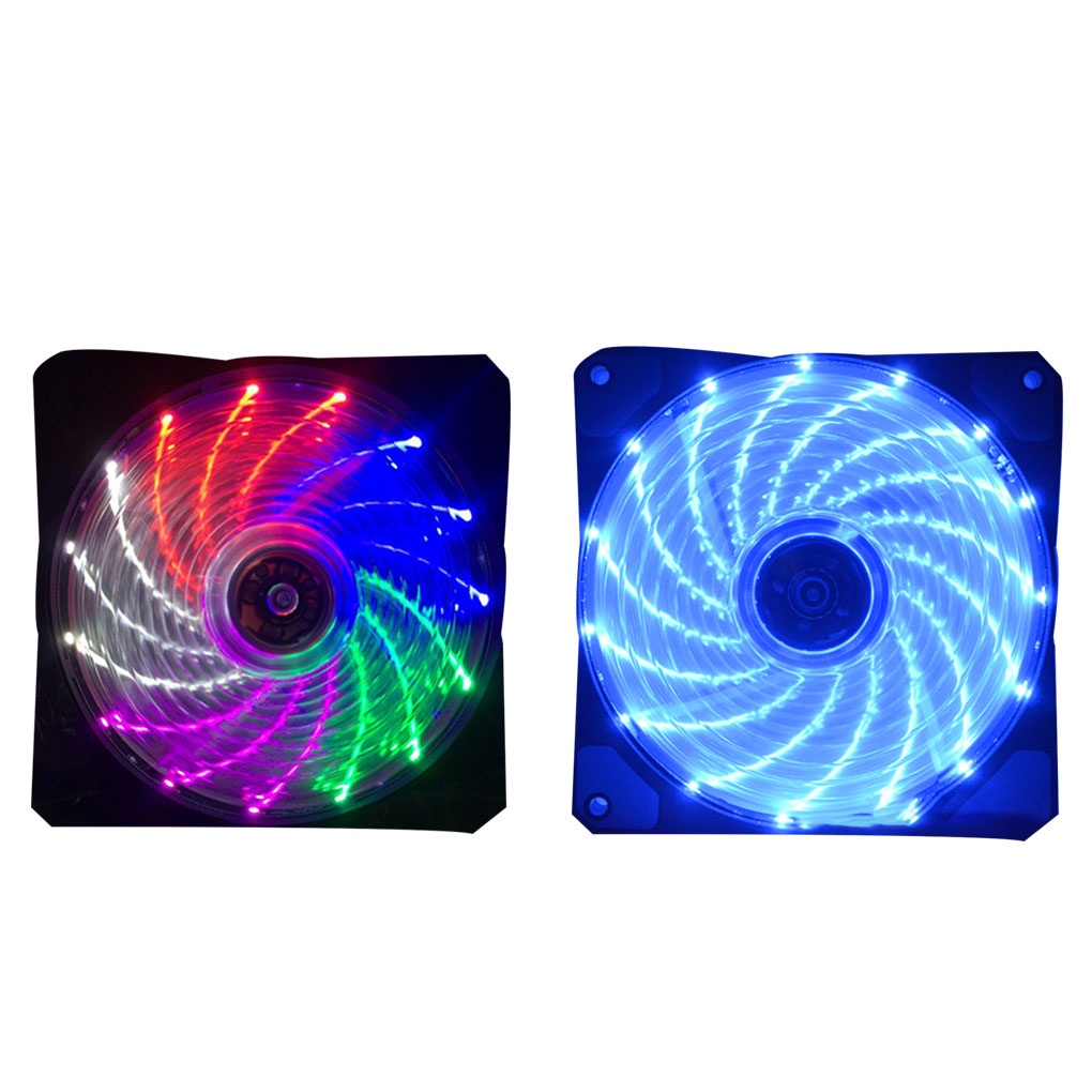 Mua MC-120mm LED Ultra Silent Computer PC Case Fan 15 LEDs 12V Cpu ...