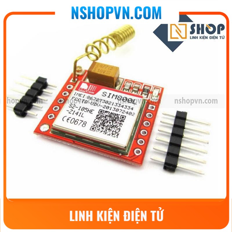 Mua Mạch Module GSM GPRS SIM800L lập trình với vi điều khiển ứng dụng ...