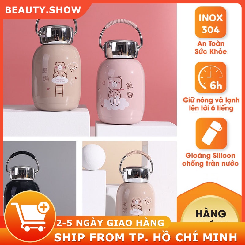 Mua Bottle Bình nước giữ nhiệt, ly giữ nhiệt dễ thương cho trẻ 230 ml, inox 304 hàng chính hãng ...