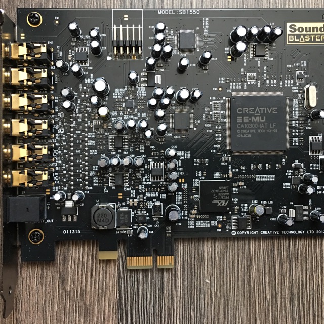 Card âm thanh Sound Blaster Audigy Rx 7.1 (Sb1550) âm thanh vàng ...