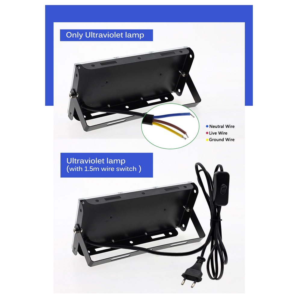 Mua Đèn LED UV 365nm 395nm 50W 100W 200W 300W Siêu Sáng Xoay 120 Độ ...