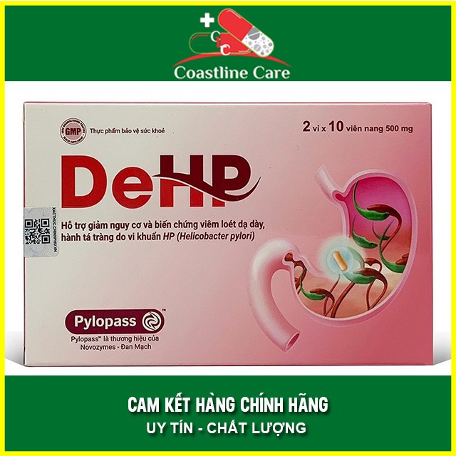 Viên Uống DeHP - Giúp Giảm Nguy Cơ & Biến Chứng Viêm Loét Dạ Dày Do Vi ...