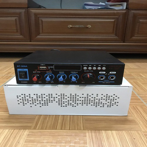 Mua Amply mini 12v/220v - ampli bluetooth BT-309a loại xịn, chuyên hát ...