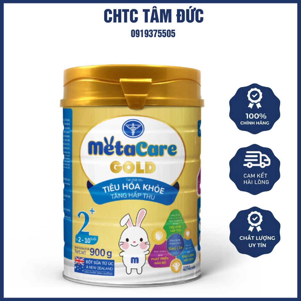 Mua Lon Sữa Bột Dinh Dưỡng Metacare Gold Nutricare 900gr Dành Cho Bé Từ 2 Tuổi Đến 10 Tuổi Giúp ...