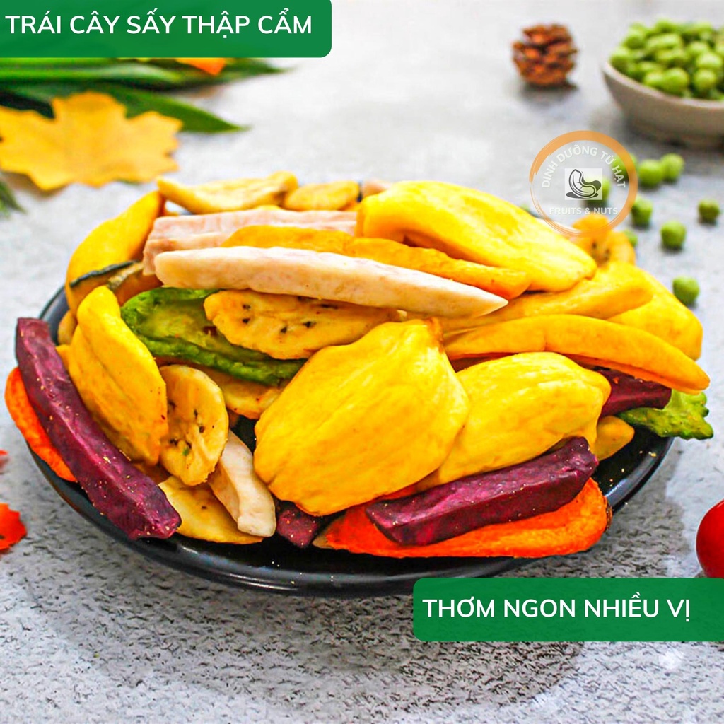 Mua Trái Cây Thập Cẩm Sấy Khô Nguyên Miếng Đặc Sản Đà Lạt Hàng Xuất ...