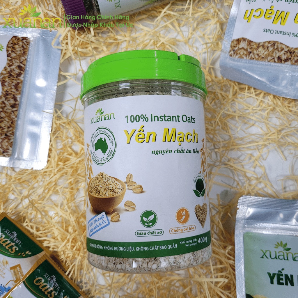 Mua Yến mạch XUÂN AN là loại ngũ cốc ăn kiêng ăn sáng giảm cân 800g ...