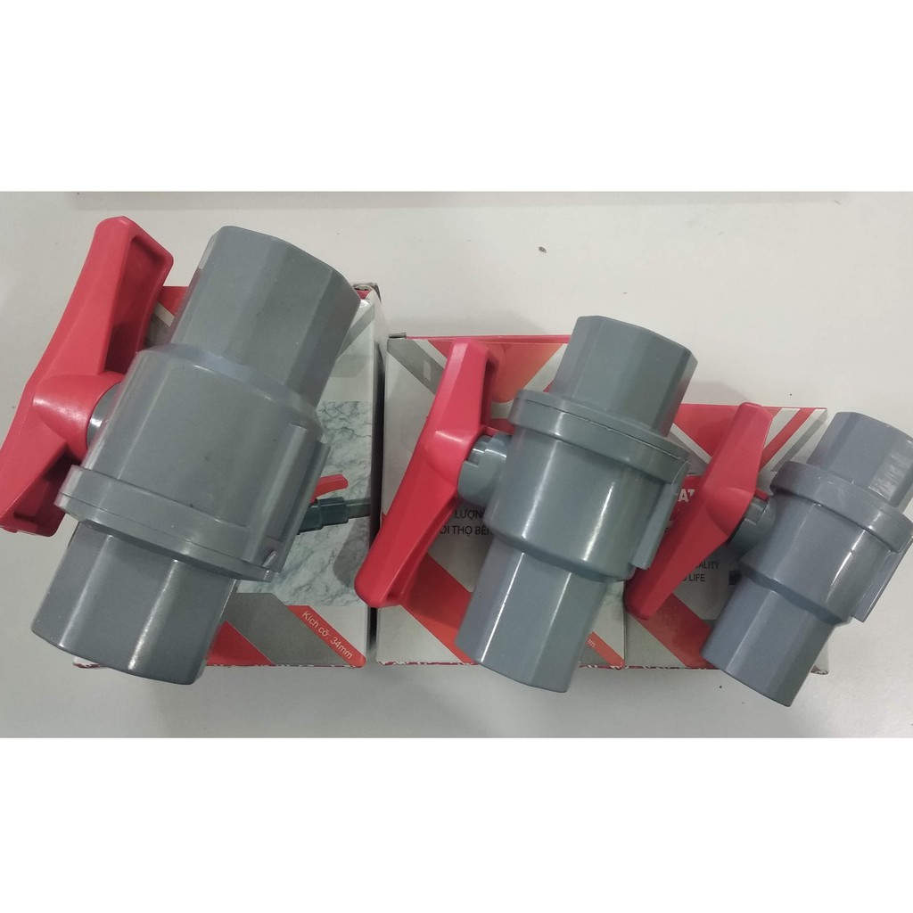 Van nhựa, khóa nhựa 21 27 34 van ống nước PVC | Shopee Việt Nam