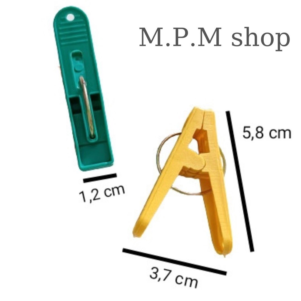 Mua Vỉ 30 Móc Kẹp phơi quần áo nhựa cứng cao cấp bền đẹp chịu lực tốt ...