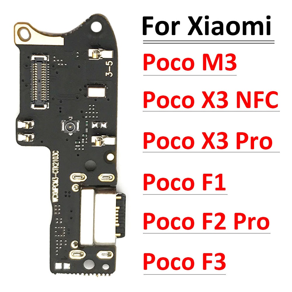 Bảng Mạch Cổng Sạc Usb Cho Xiaomi Poco M3 F1 F2 Pro F3 X3 NFC Pro ...