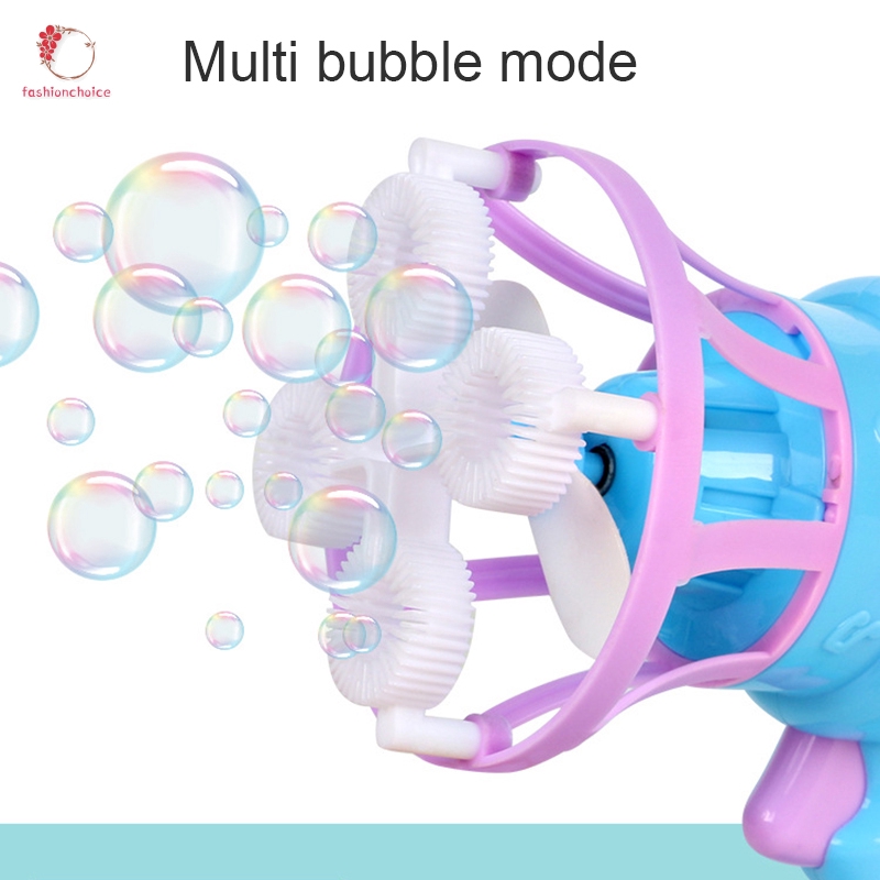 Kids Children Electric Handheld Bubble Machine Toys Blowing Head Maker ...