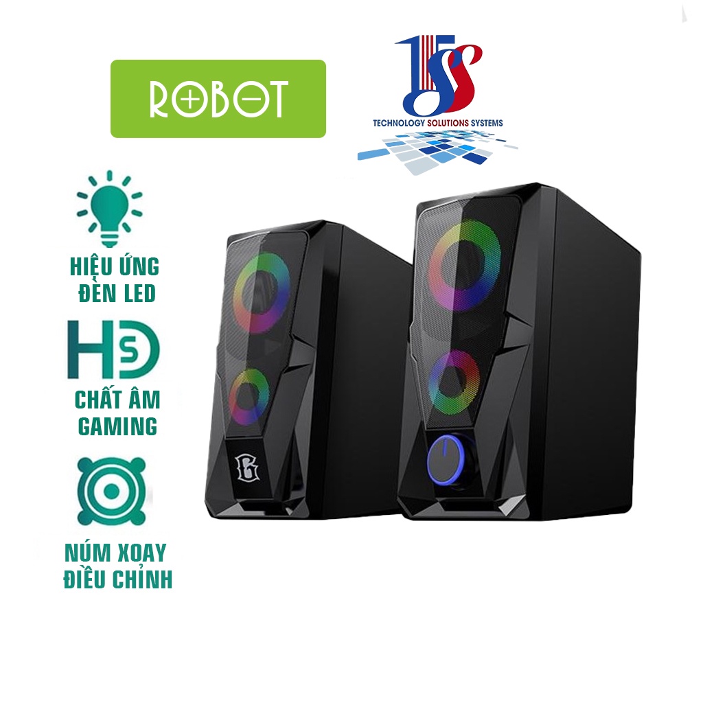 Loa máy tính, Loa vi tính gamming,Loa PC Loa ROBOT RS200 nhỏ gọn, giá ...