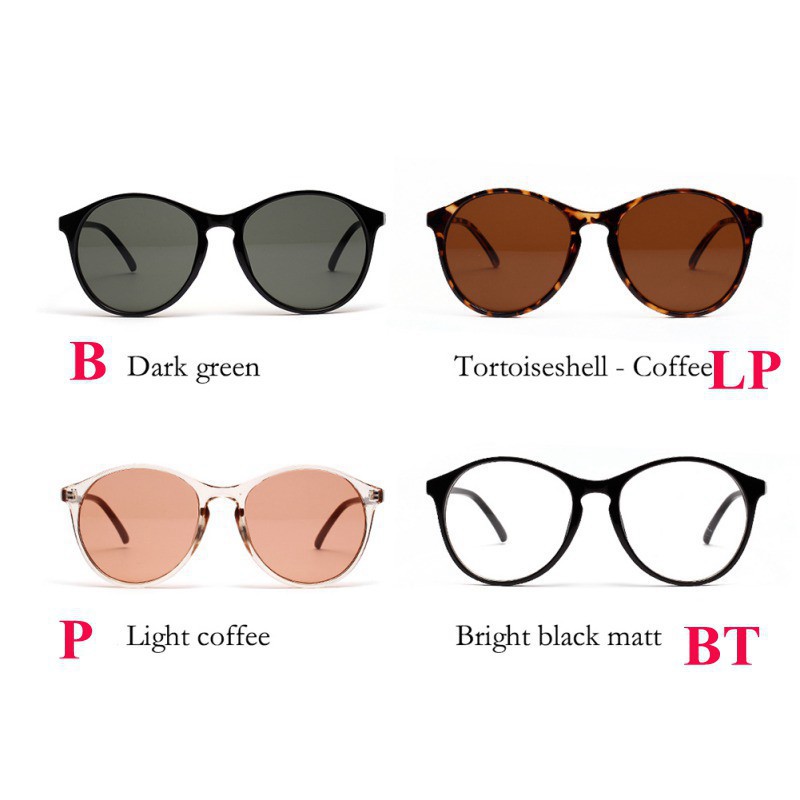 Kính mát tròn trong suốt phong cách retro tại Nước ngoài có giá sỉ Toàn ...