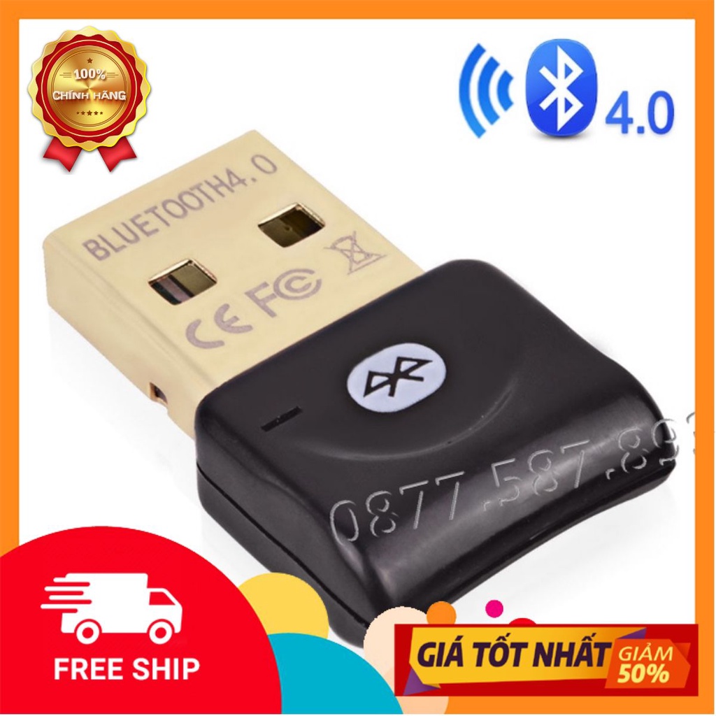 USB Bluetooth Dongle giúp Laptop PC thu phát sóng bluetooth | Shopee ...
