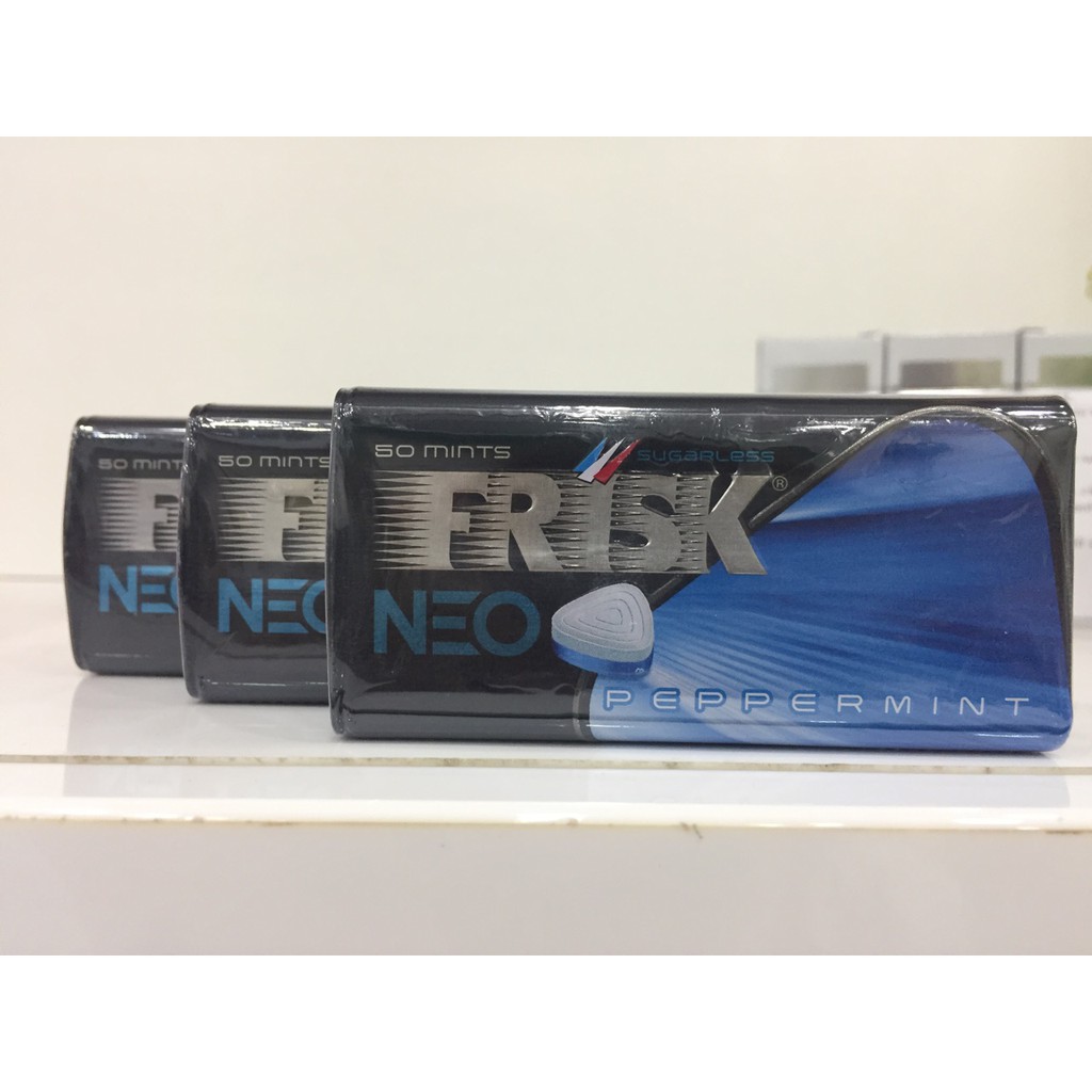 Viên ngậm thơm miệng/ kẹo bạc hà cao cấp peppermint Fisk Neo sugarless ...