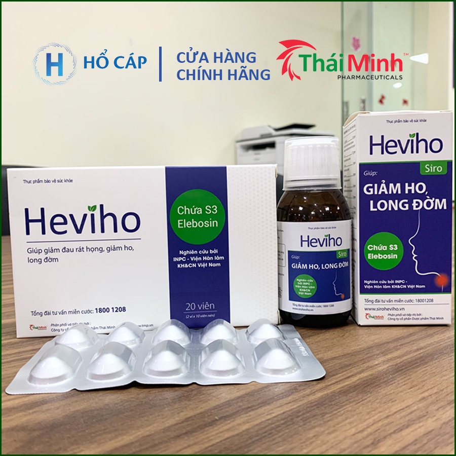 Mua Heviho - Hỗ trợ giảm ho từ thảo dược - Viên uống và siro ho giá rẻ ...