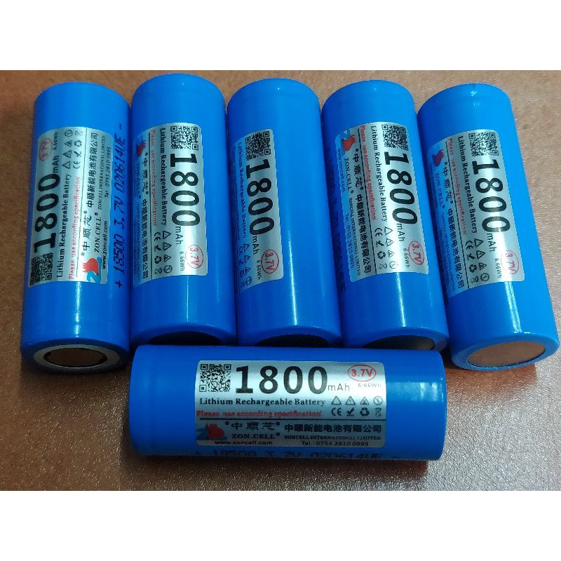 Pin lithium 18500 3.7V 1200mah | Kit Buy