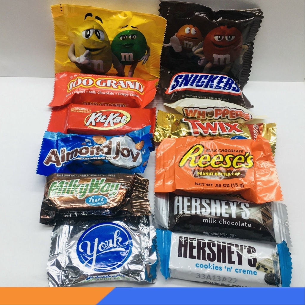Mua Socola Mỹ Snickers Twix MilkyWay 100Grand Almond Joy York Pepermint ...