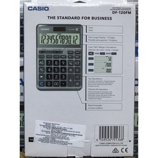 Máy tính Casio DF 120BM / FM Chính hãng | Shopee Việt Nam