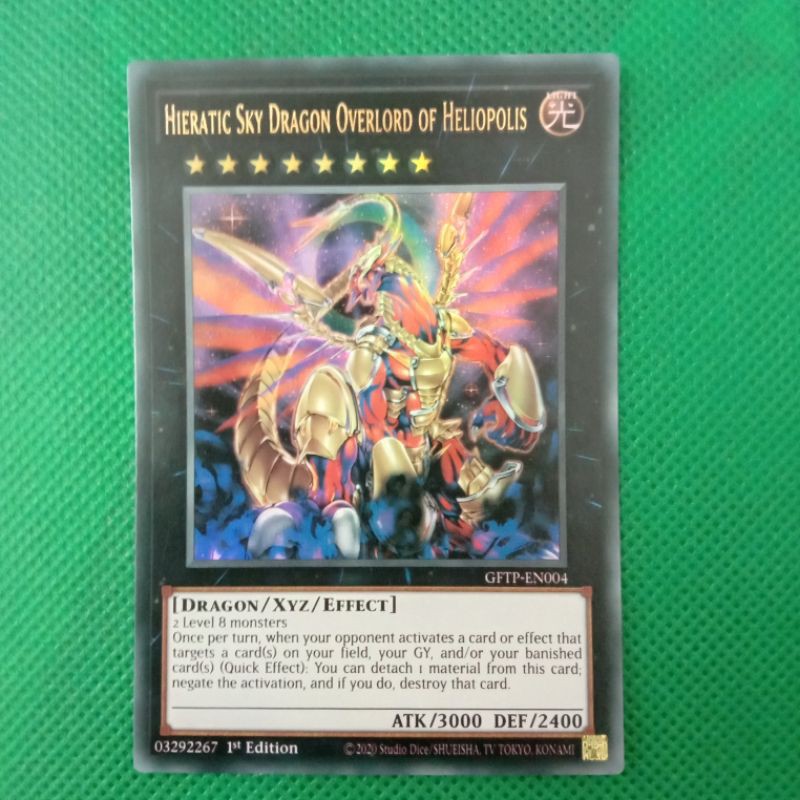 [Thẻ bài ] Hieratic Sky Dragon Overlord of Heliopolis GFTP-EN004 thẻ ...