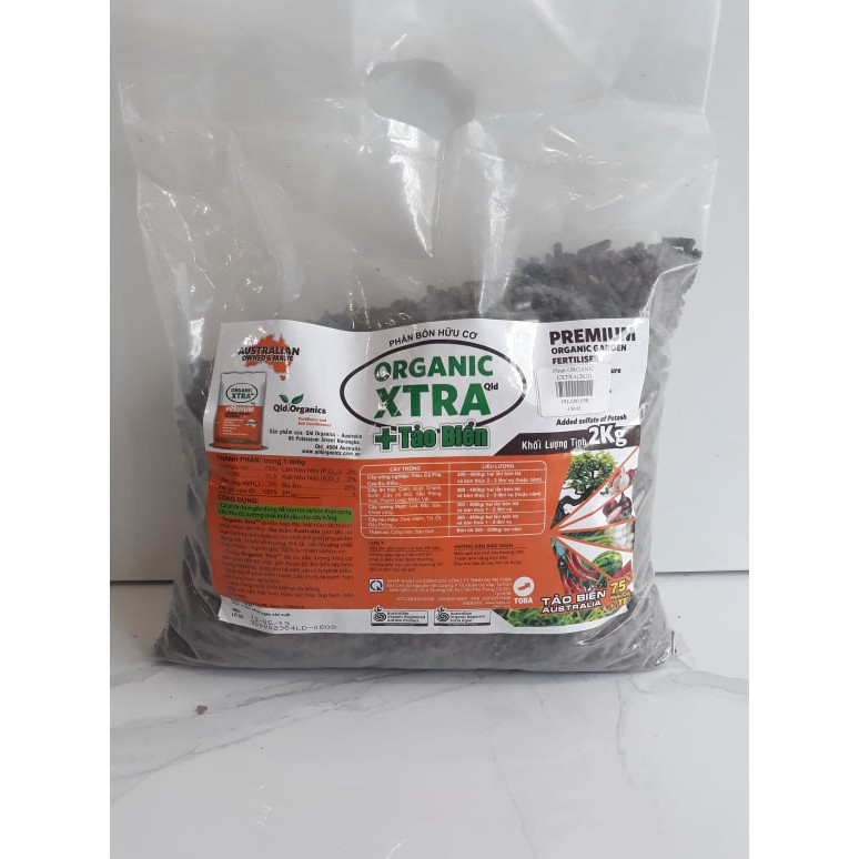 Mua Phân hữu cơ tảo biển Úc Organic Xtra (gói 2kg) dạng viên nén giúp ...
