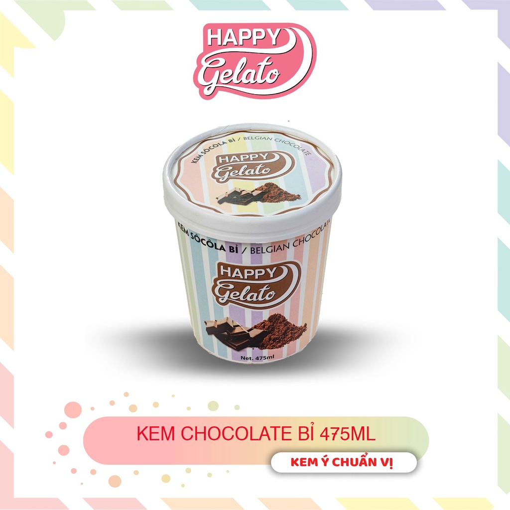 [Hỏa tốc] Kem Chocolate Bỉ 475ml - Happy Gelato Mã HAPPY10 giảm 10k ...