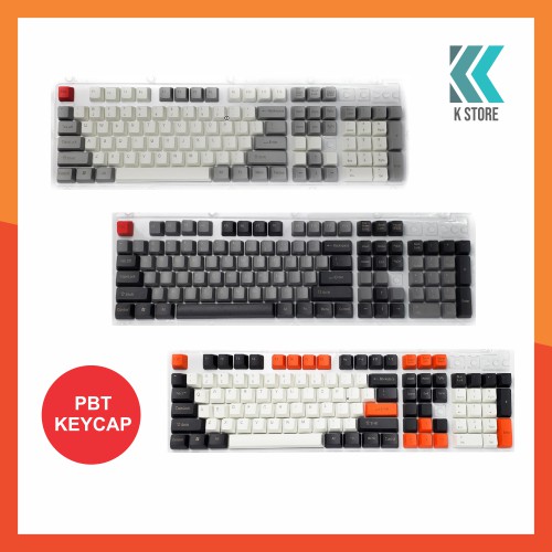 Keycap 108 Phím PBT ( Thick PBT, OEM Profile, Ansi Layout) | Shopee ...