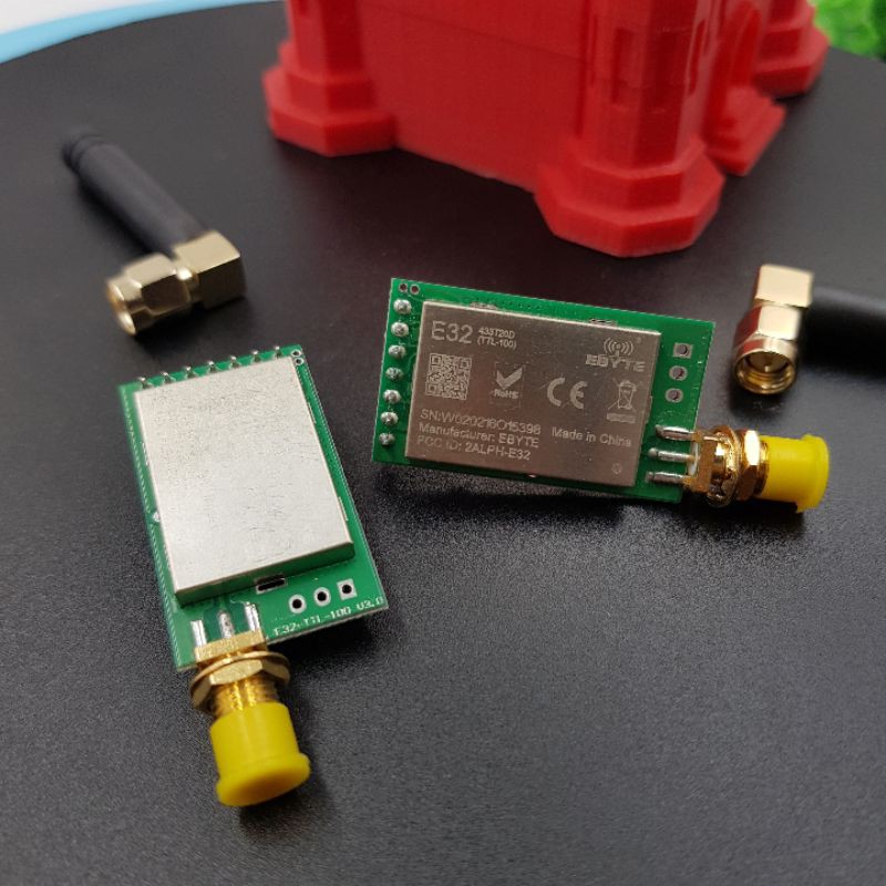 Mạch Lora E32 Ttl 100 E32 433t20d Sx1278 Tặng Anten 433mhz 2dbi Holcim Kênh Xây Dựng Và