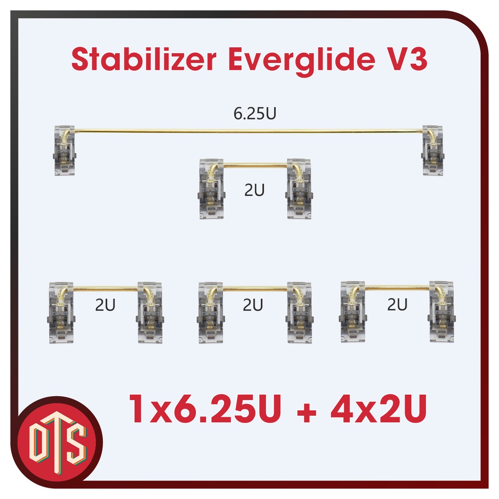 Mua Stab cho bàn phím cơ Everglide V2 V3 | PCB mount | Plate mount | Screw in | eg v2 | Eg v3 ...