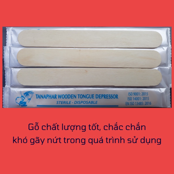 Mua Que kem gỗ, que wax lông, đè lưỡi để phết sáp wax tẩy, triệt lông ...