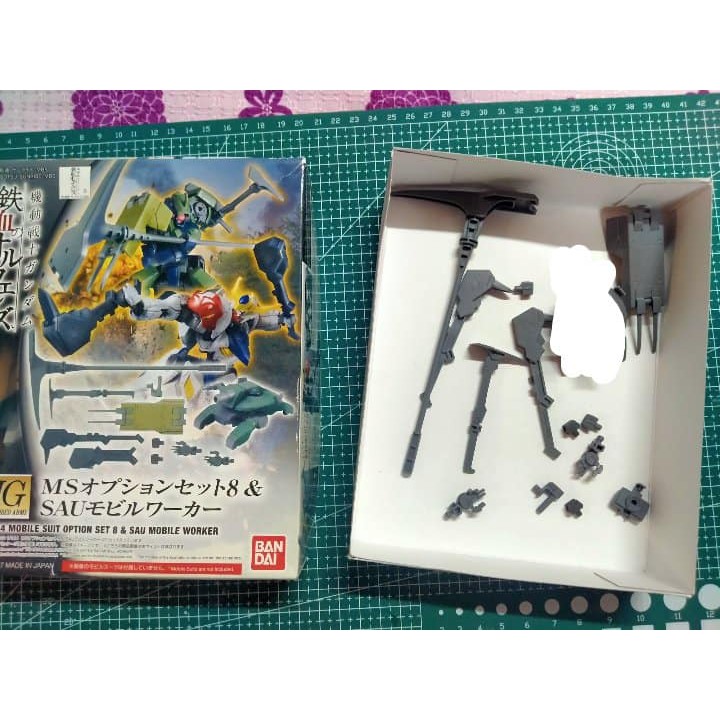Mô hình lắp ráp gundam 2nd (đã ráp) Bandai HG IBO Option set 8 còn hộp ...