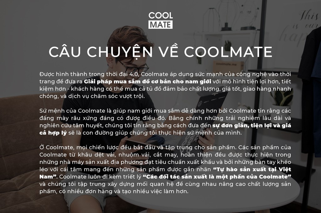 Coolmate - Official Store, Cửa hàng trực tuyến | Shopee Việt Nam