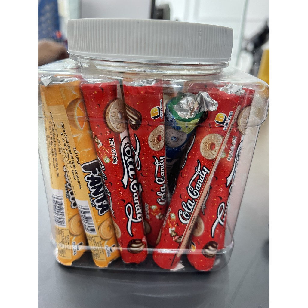 Kẹo C Fanta Cam - Sprite Chanh - Coca Candy ăn vặt, bánh kẹo Tết, Trung ...