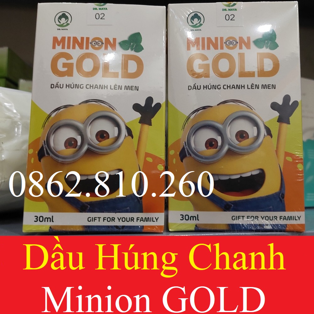 Mua Dầu Húng Chanh Lên Men Minion Gold - Tinh dầu húng chanh minion ...