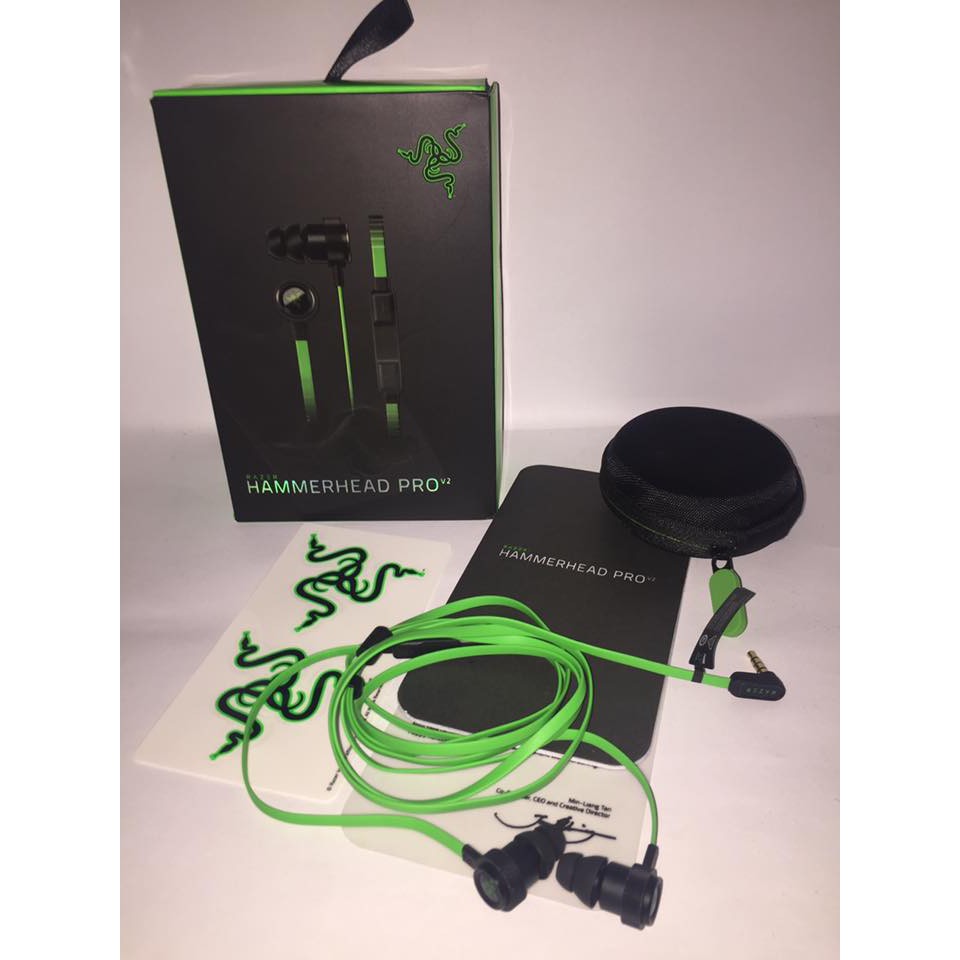 [ẢNH THỰC TẾ]Tai Nghe Razer Hammerhead Pro V2 | Shopee Việt Nam