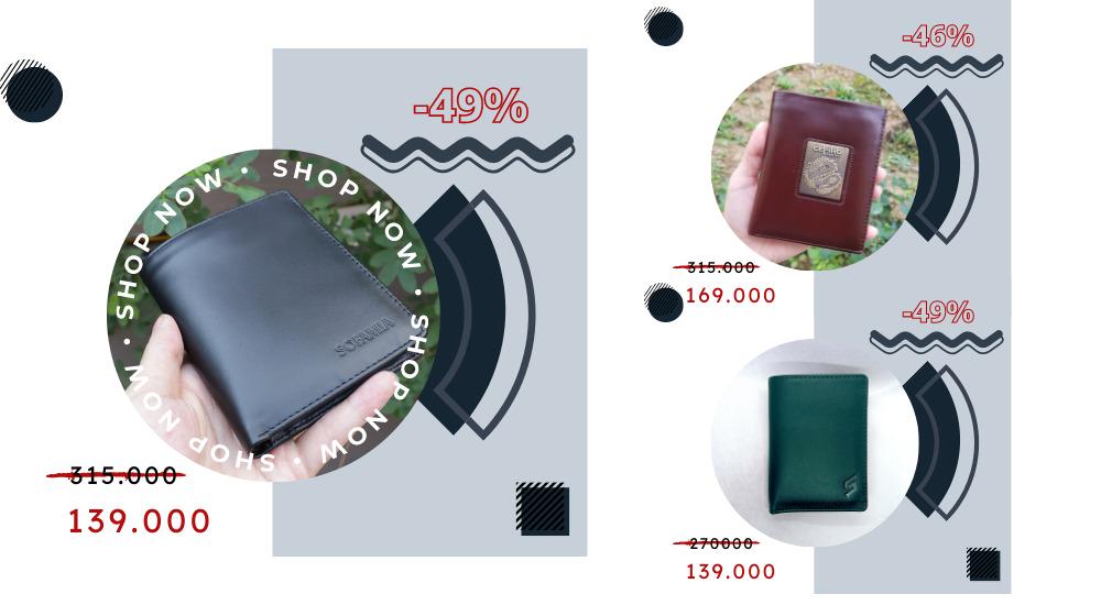 Ví da nam Vismen, Cửa hàng trực tuyến | Shopee Việt Nam