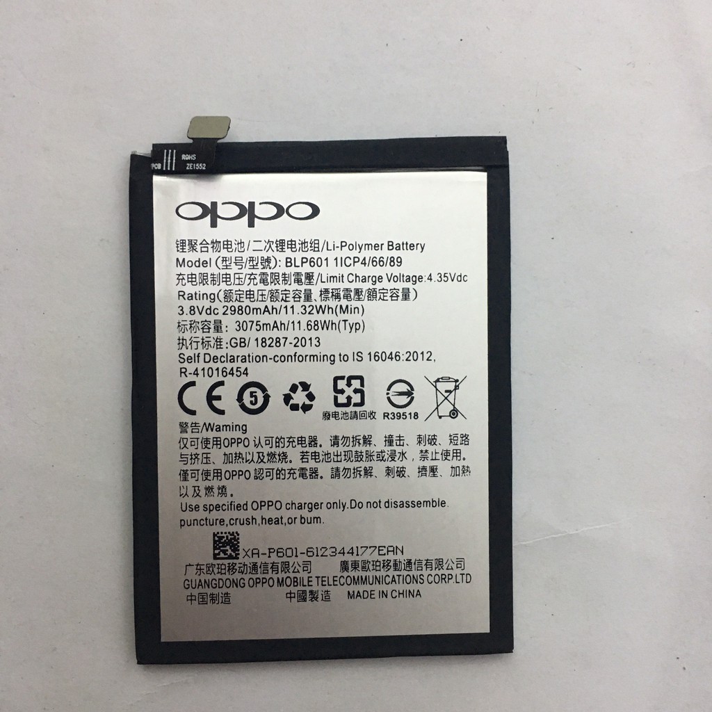 Mua Pin Oppo F1S - BLP601 linh kiện zin tháo máy giá rẻ nhất | TecKi.Vn