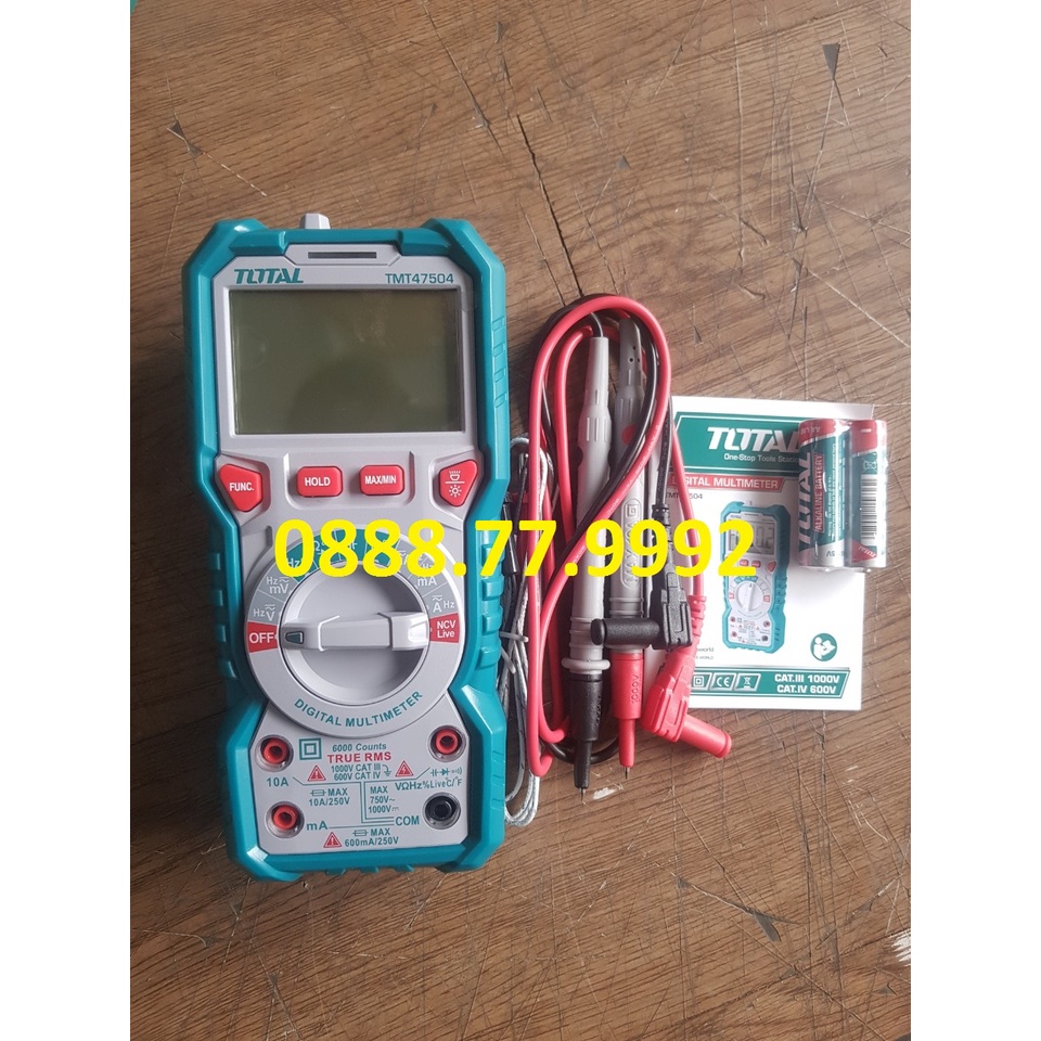 Đồng hồ vạn năng kỹ thuật số total TMT47504 | Shopee Việt Nam