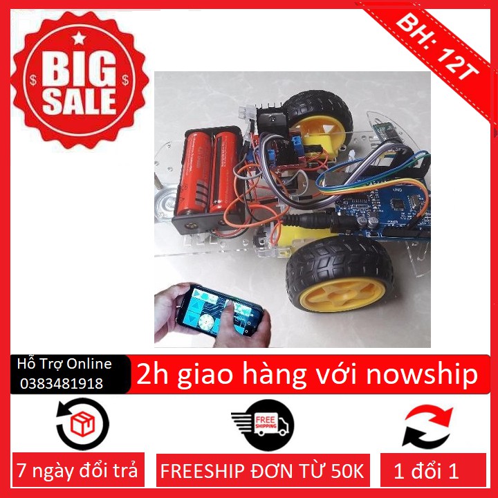 Mua combo xe robot điều khiển bluetooth arduino xe bluetooth đã nạp sẵn ...