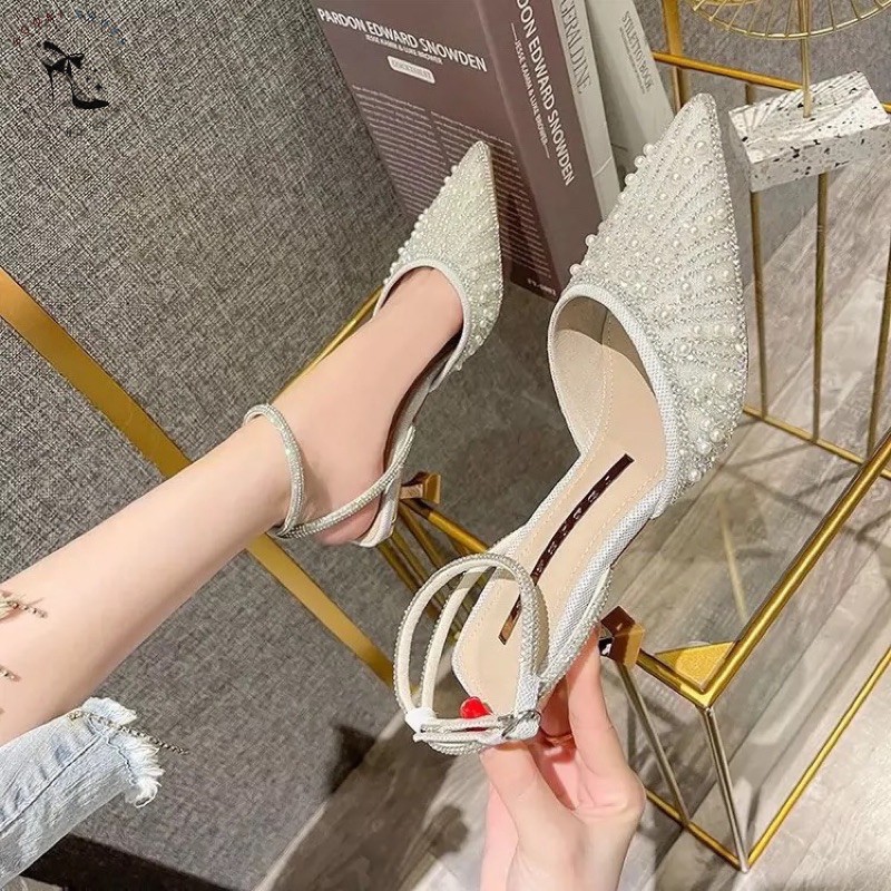 Mua Giày cao gót bling bling, giày đính ngọc lấp lánh phong cách sang ...