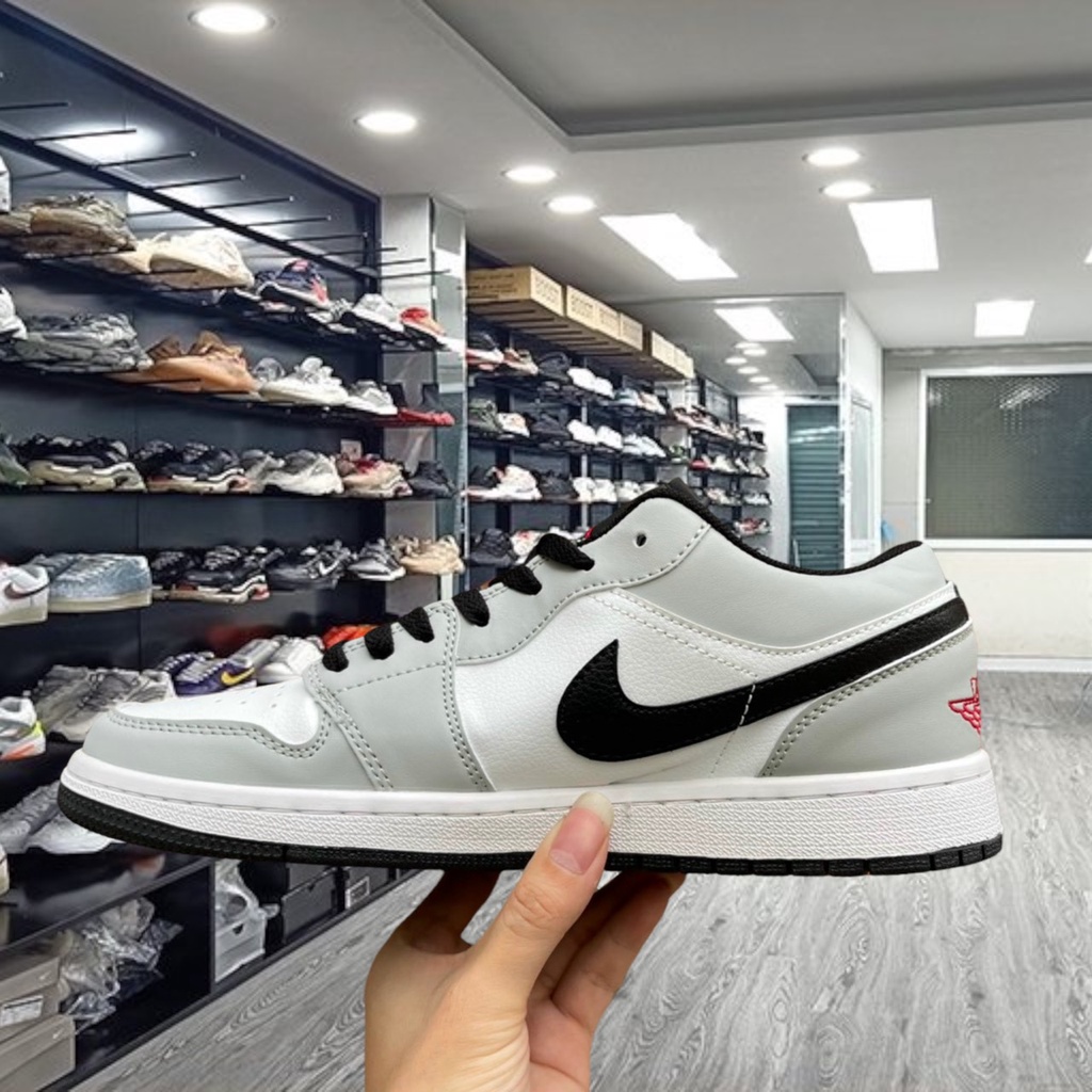 Mua Giày Jordan 1 low light smoke grey, JD1 đen xám bản chuẩn Trung ...