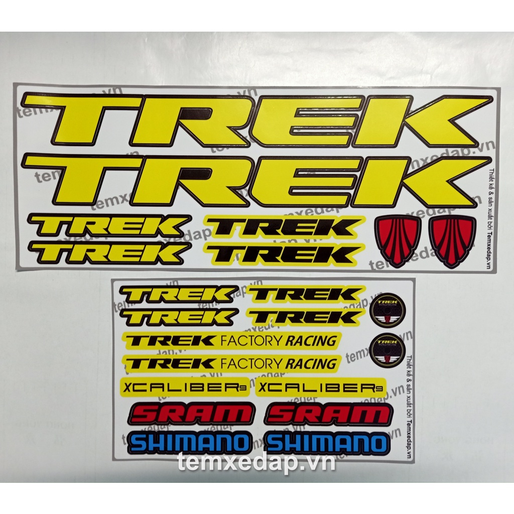 Mua Tem decal dán sườn xe đạp địa hình TREK X-CALIBER 8 2022 | MTB ...