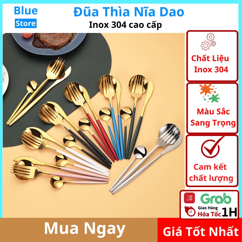 Thìa inox, đũa inox, muỗng inox, nĩa dao inox, thìa cafe inox 304 mạ ...